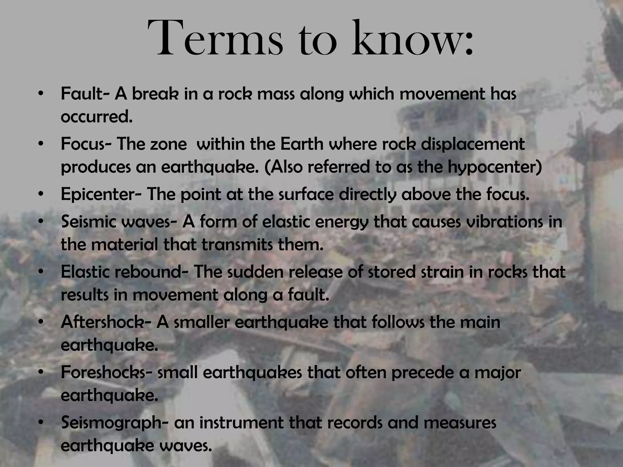 Earthquakes Extra Credit | PPTX | Geography | Science