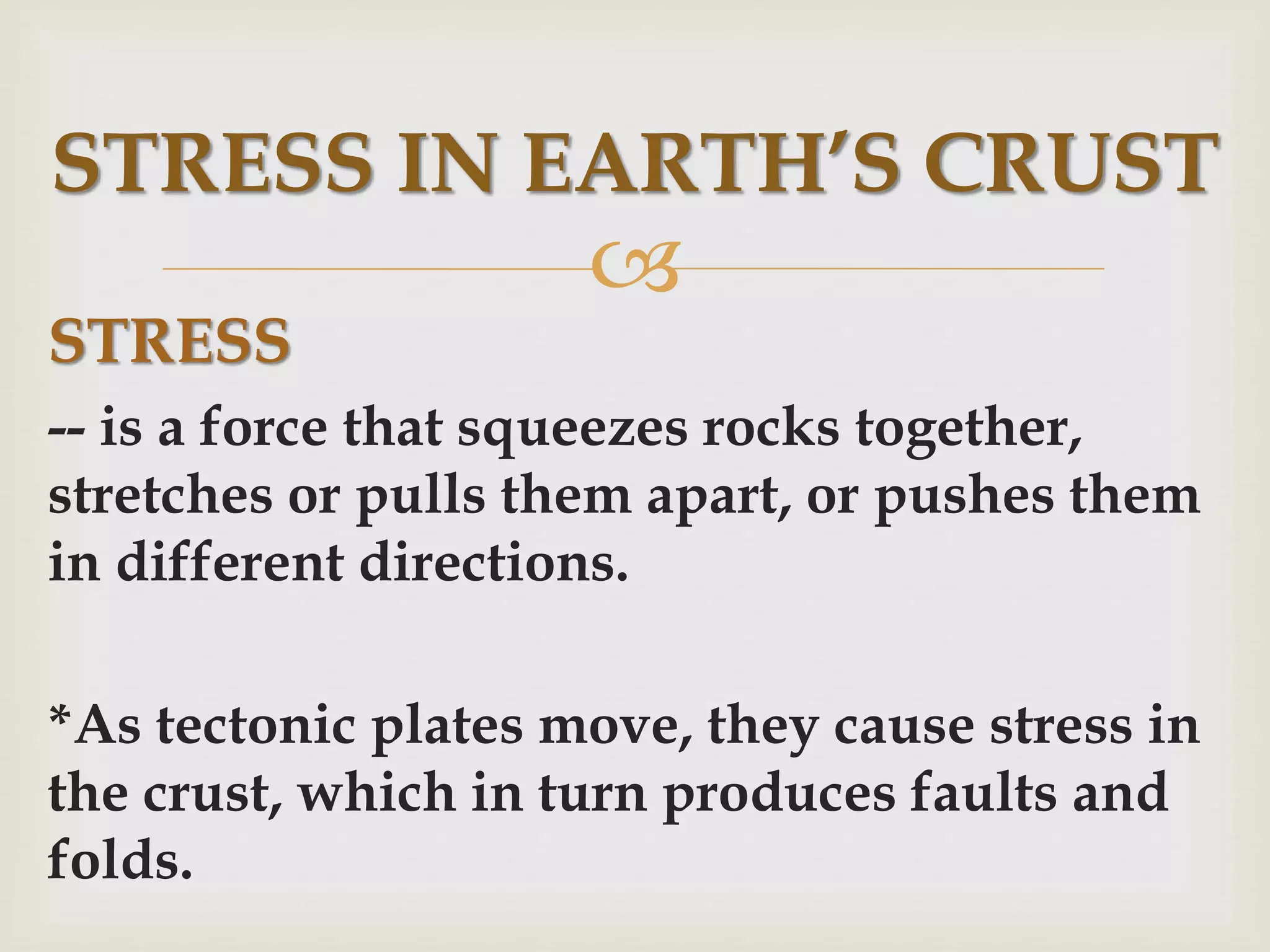 EARTHQUAKES AND FAULTS | PPTX