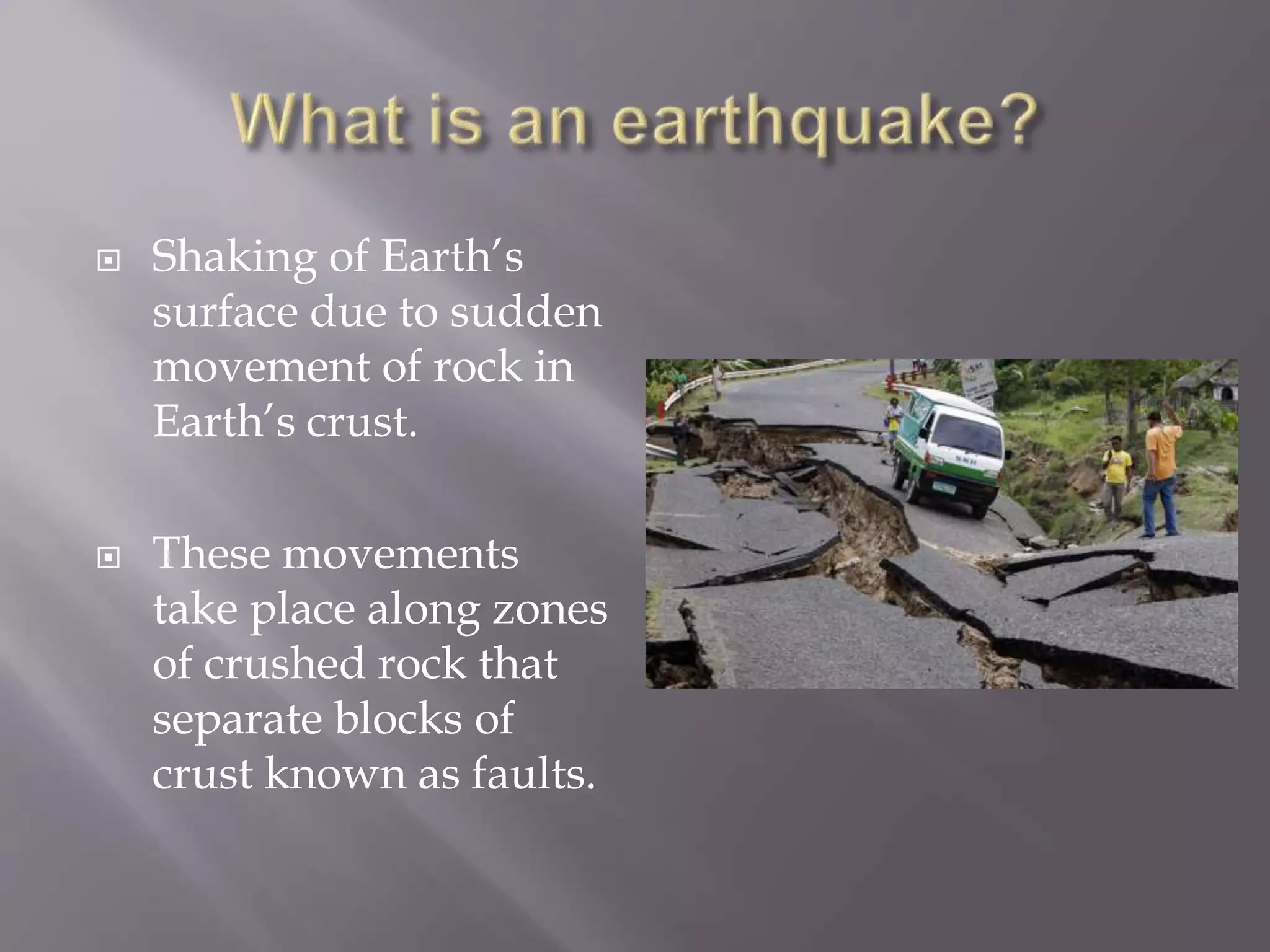 Earthquakes powerpoint | PPTX