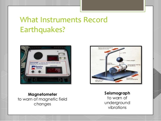 Earthquakes presentation bn