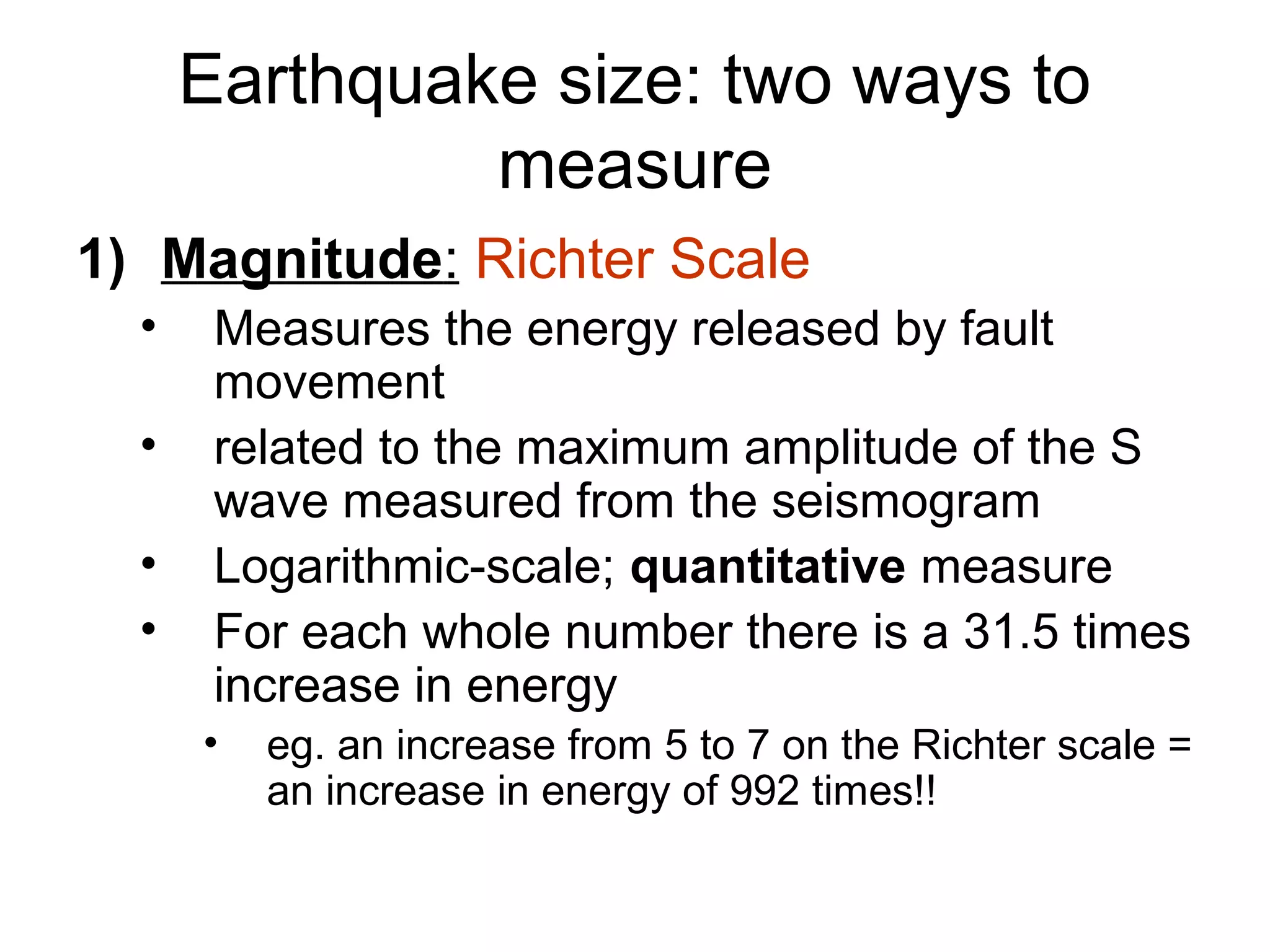 Earthquakes presentation bt | PPT