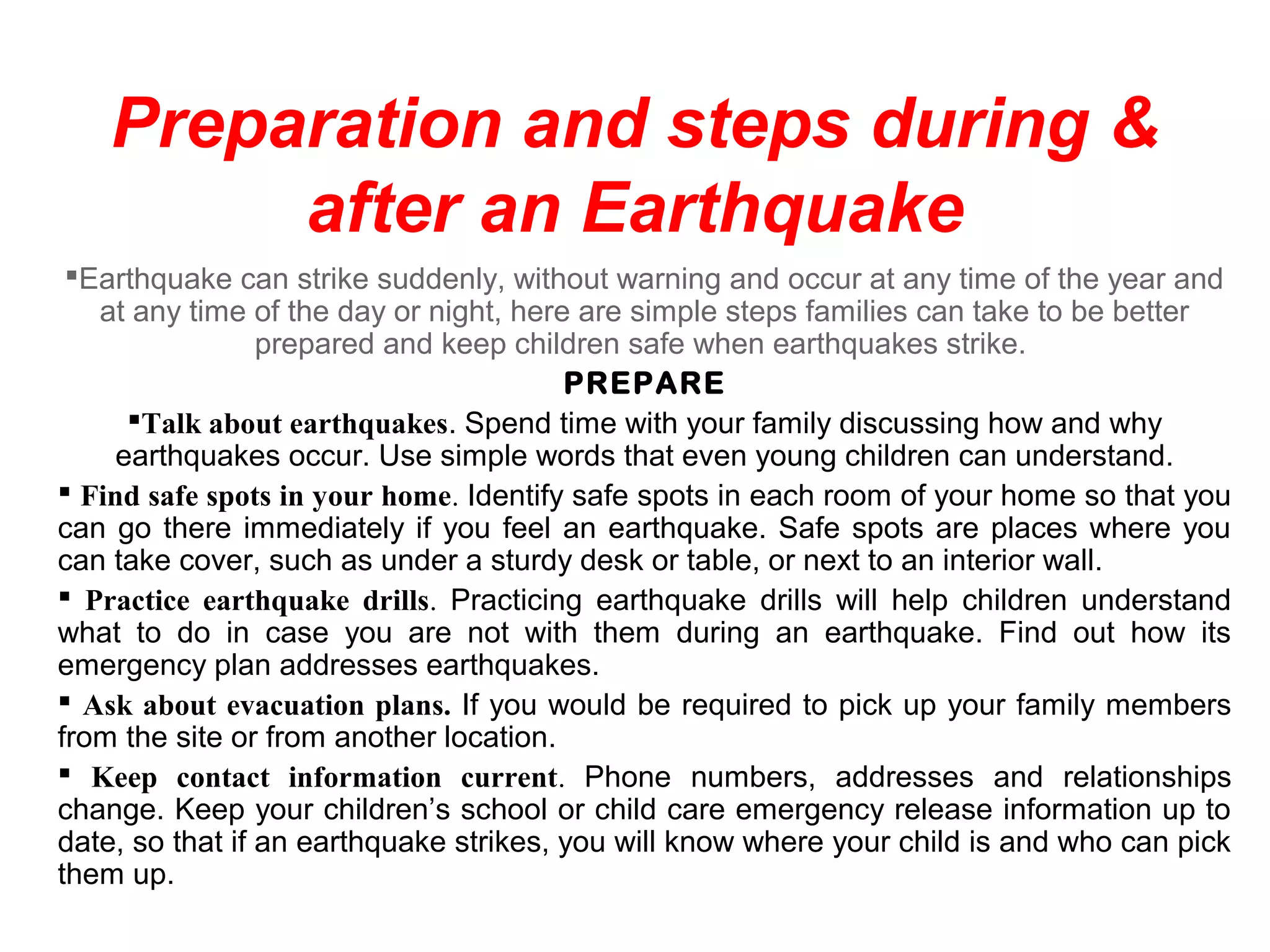 Earthquakes presentation bt | PPT