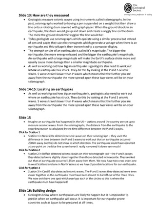 Earthquakes presentation Teachers notes.pdf