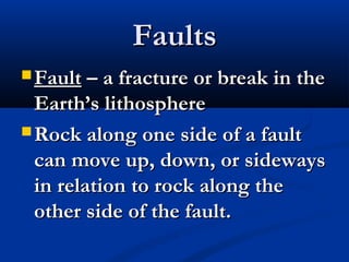 Earthquakes revised | PPT