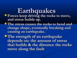 Earthquakes revised | PPT