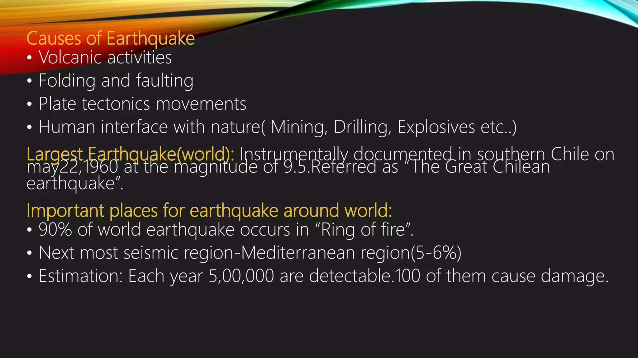 Earthquake Introduction | PPT