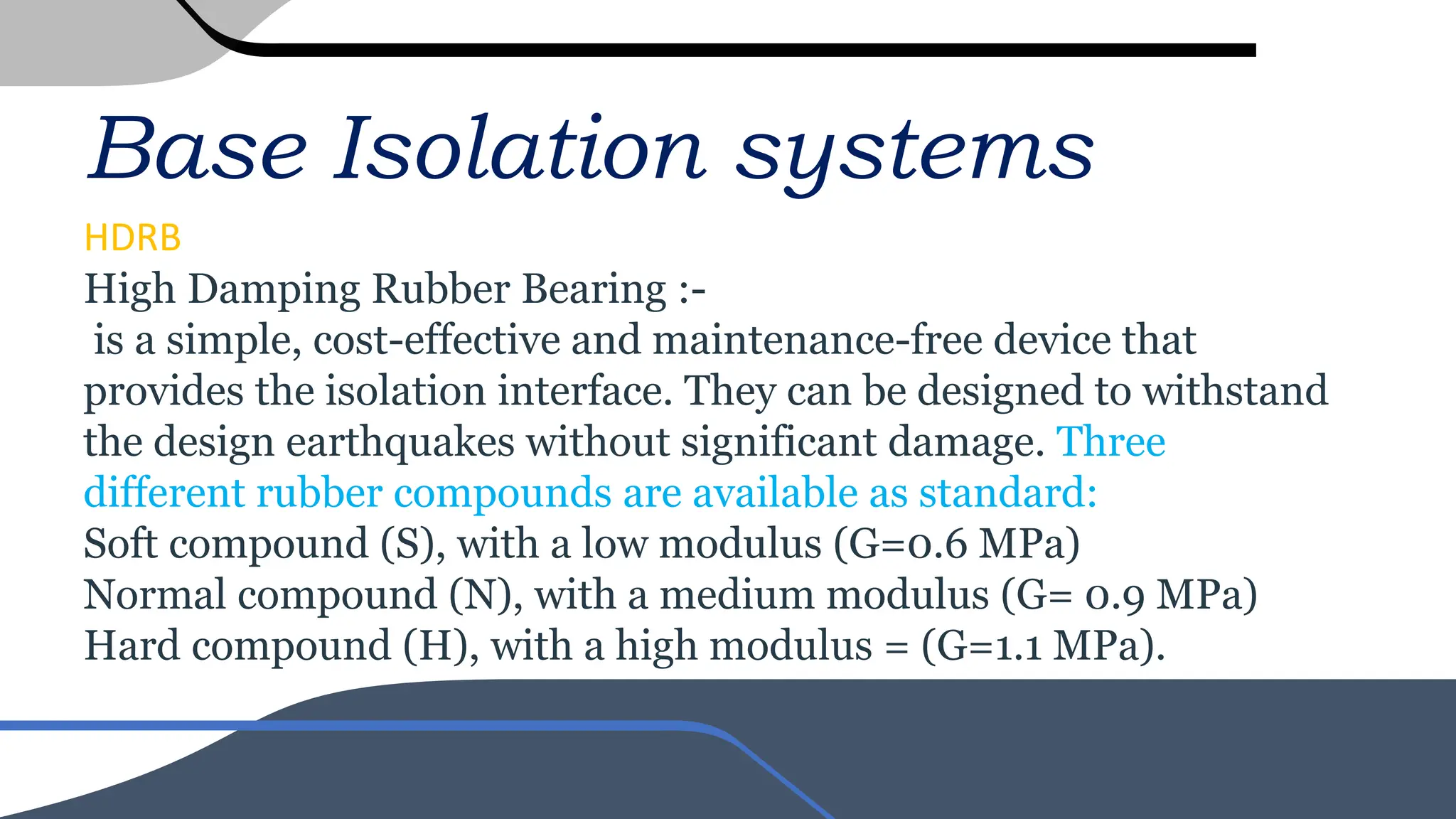 Earthquake structures ‘ isolation system .pptx