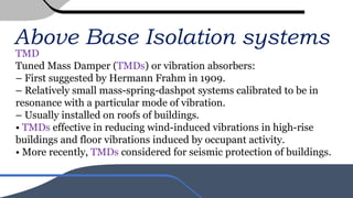 Earthquake structures ‘ isolation system .pptx