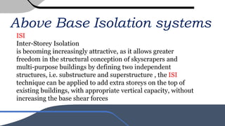 Earthquake structures ‘ isolation system .pptx