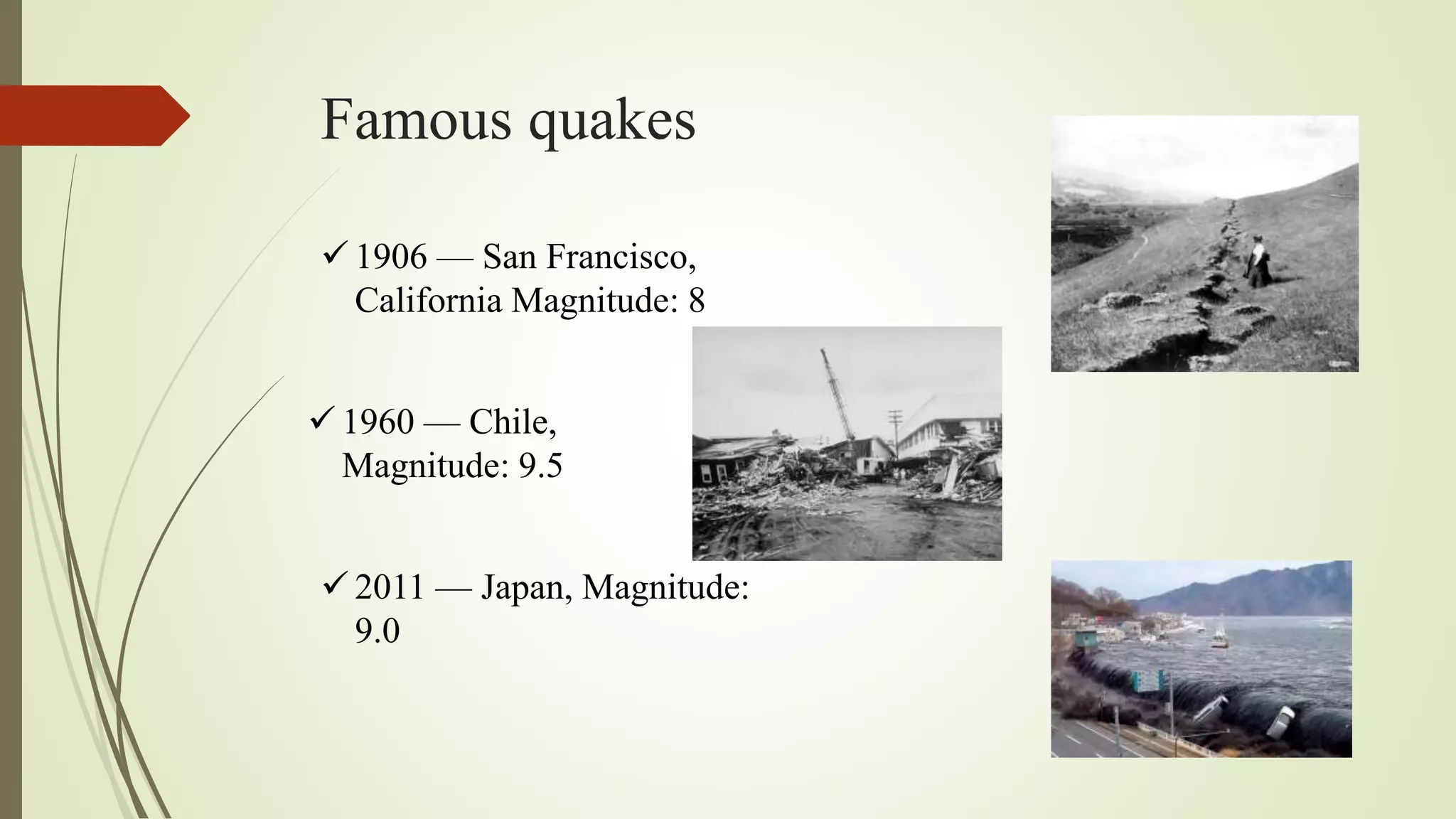 Earthquakes and Tsunamis | PPT