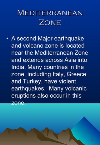 Earthquakes and tsunamis | PPT