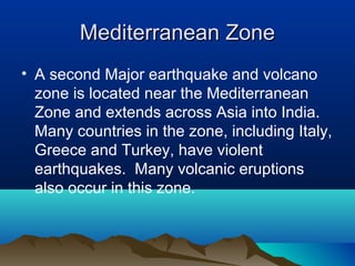 Earthquakes, Volcanoes and Tsunamis | PPT