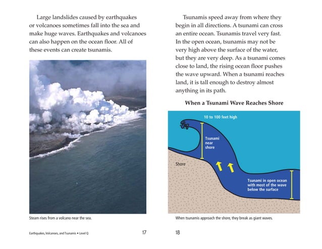Earthquakes, volcanoes and tsunamis | PPT