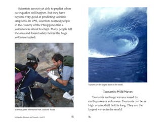 Earthquakes, volcanoes and tsunamis | PPT