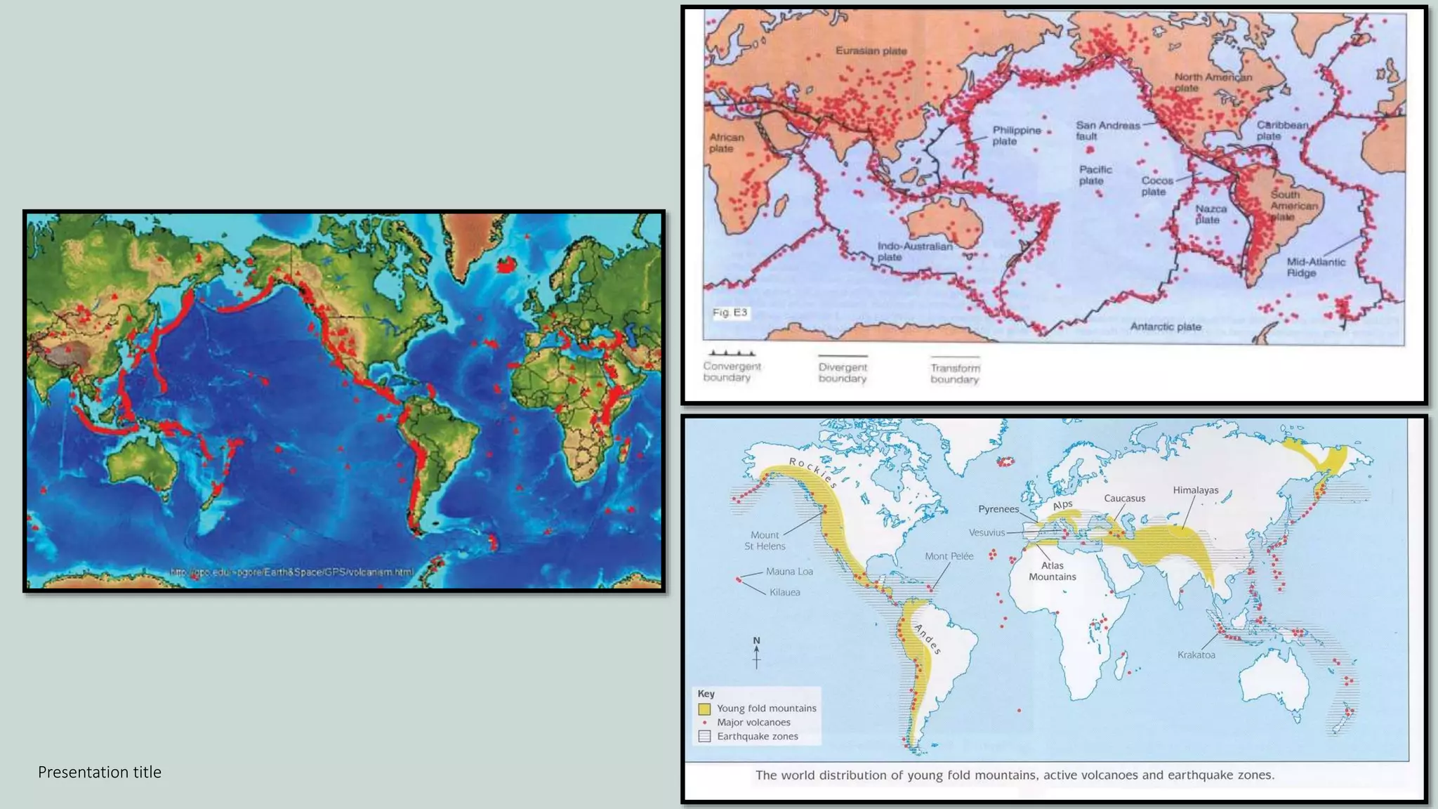 EARTHQUAKES, VOLCANOES, MOUNTAIN RANGES.pptx