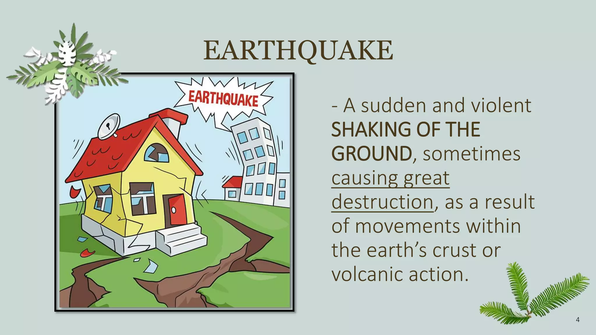 EARTHQUAKES, VOLCANOES, MOUNTAIN RANGES.pptx | Geography | Science