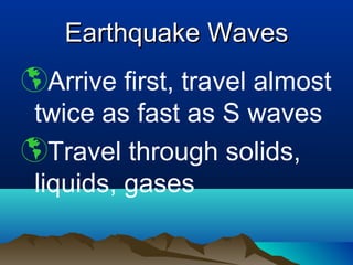 Earthquake Waves | PPT