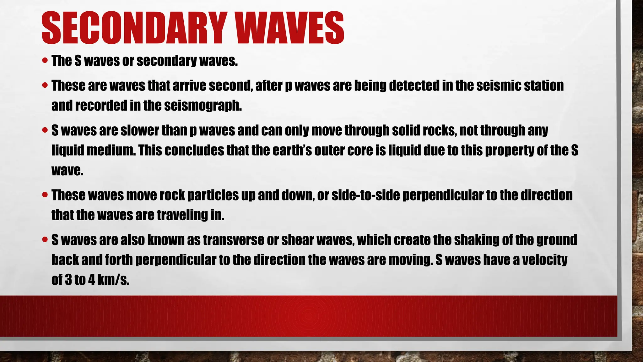 EARTHQUAKE WAVES (Seismic Waves and its types) | PPT