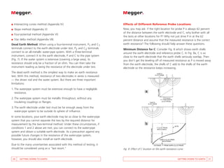 Earth Resistance Testing | PDF