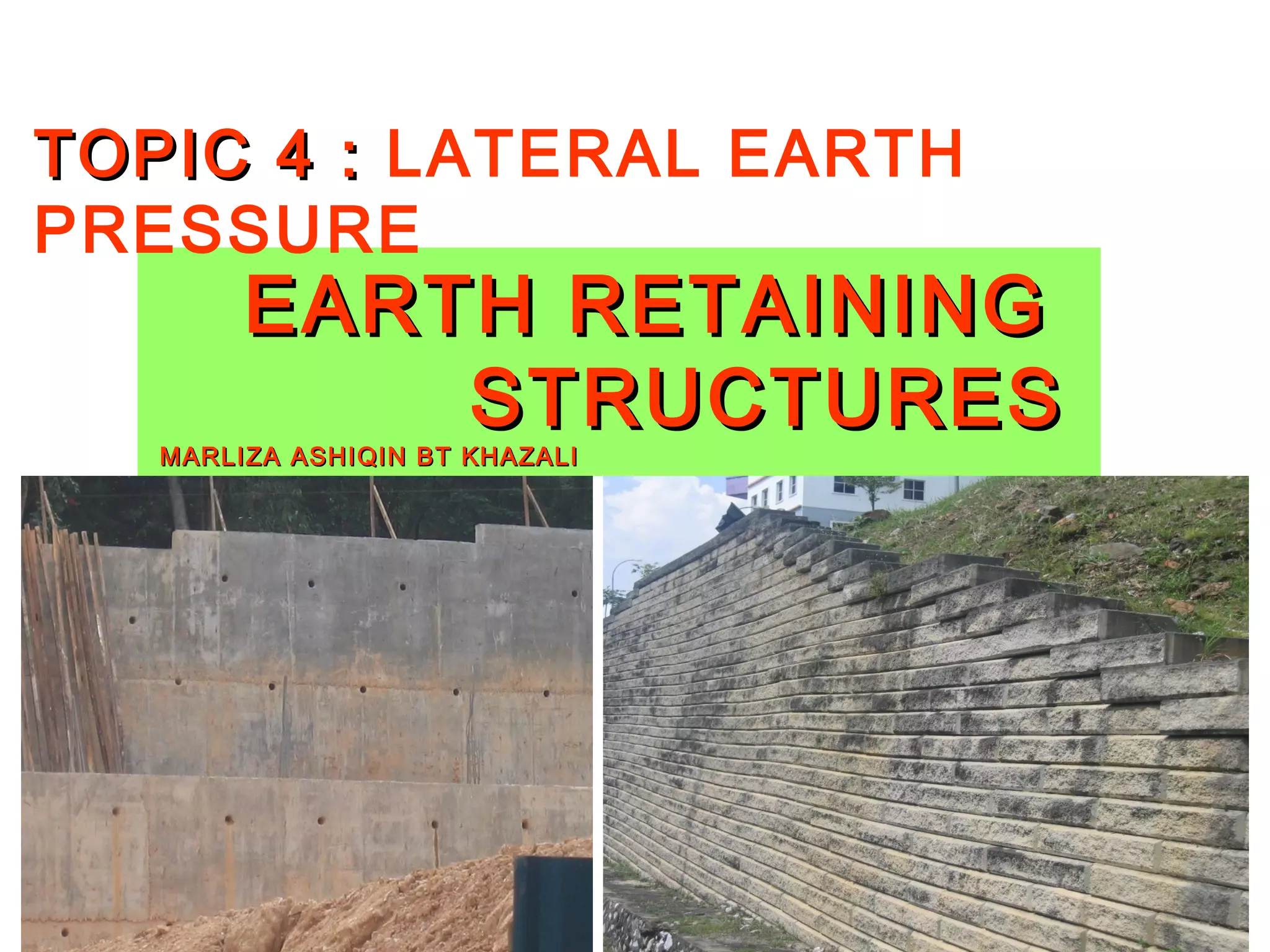 Earth retaining 2 | PPT