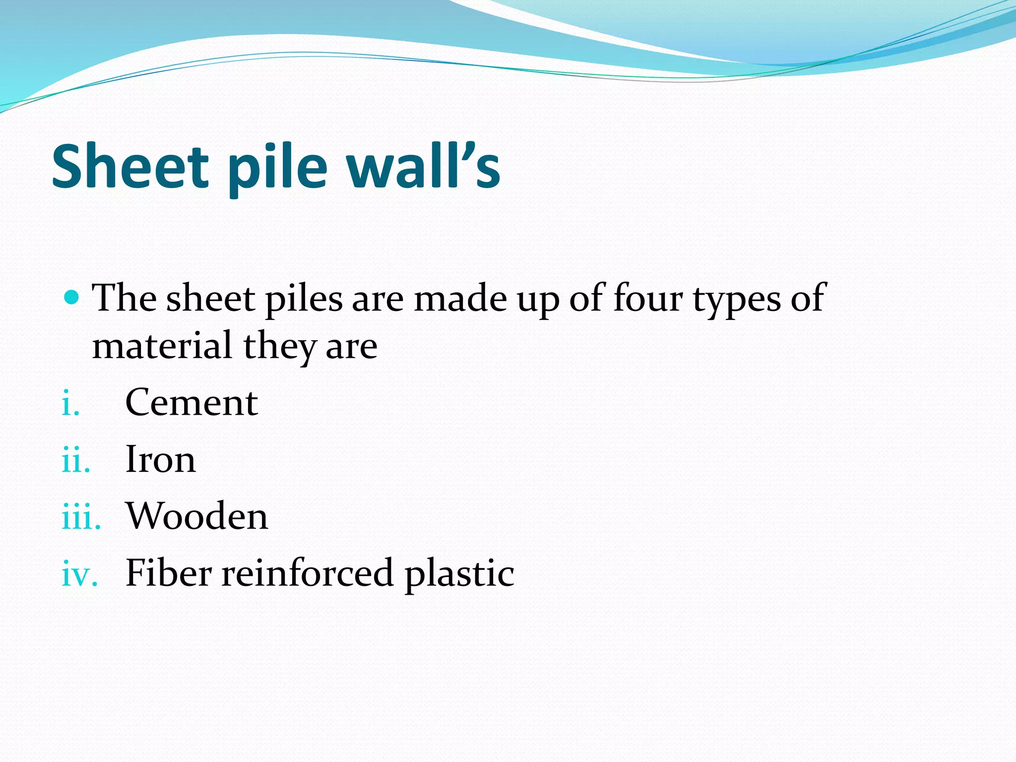 Earth retaining structures | PPTX
