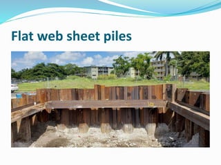 Earth retaining structures | PPTX