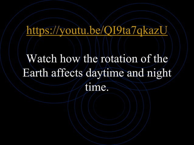 Earth's Rotation | PPTX