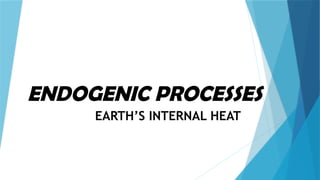 Earth’s Internal Heat: Source and Impact | PPTX