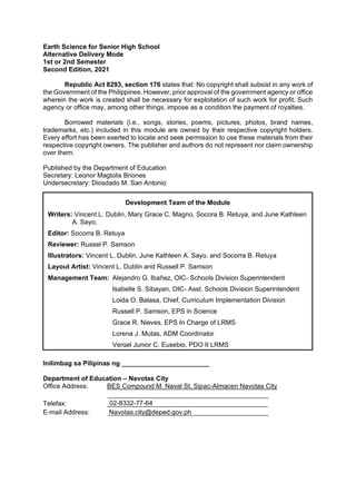 Earth sci | PDF