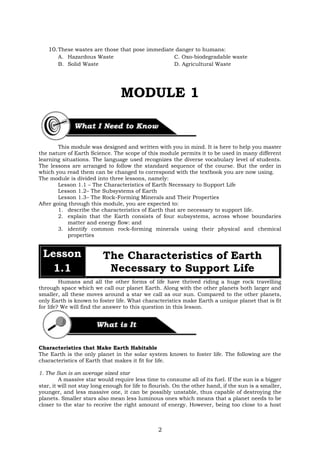 Earth sci | PDF