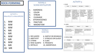 Earth science Answers | PPT