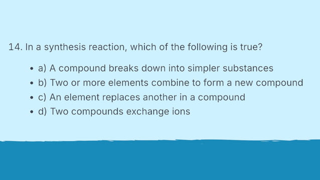Chemical Reaction Chemical reactions involve changes in substances. | PPT
