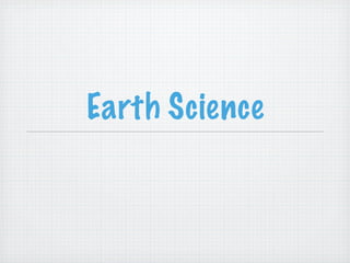 Earth Science | PPT