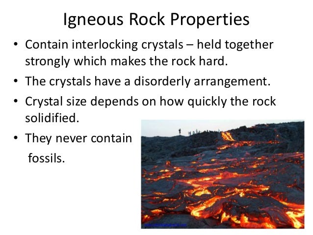 Igneous Rock Facts