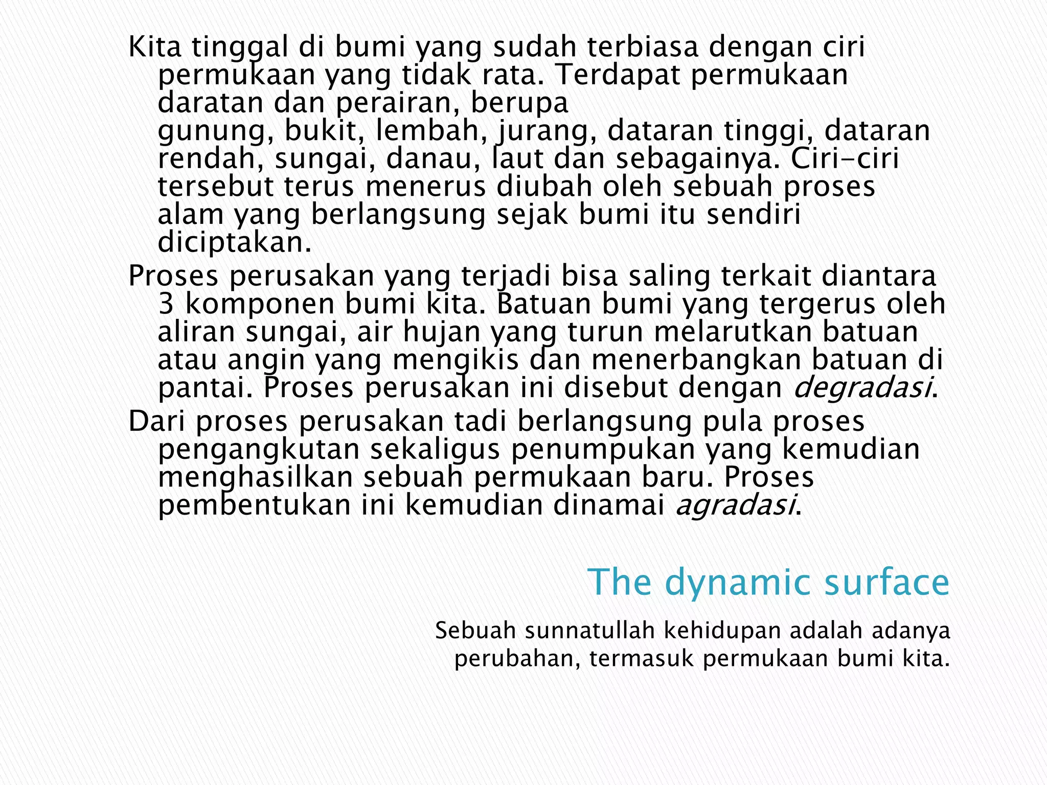 Dynamic Earth Crust | PPTX