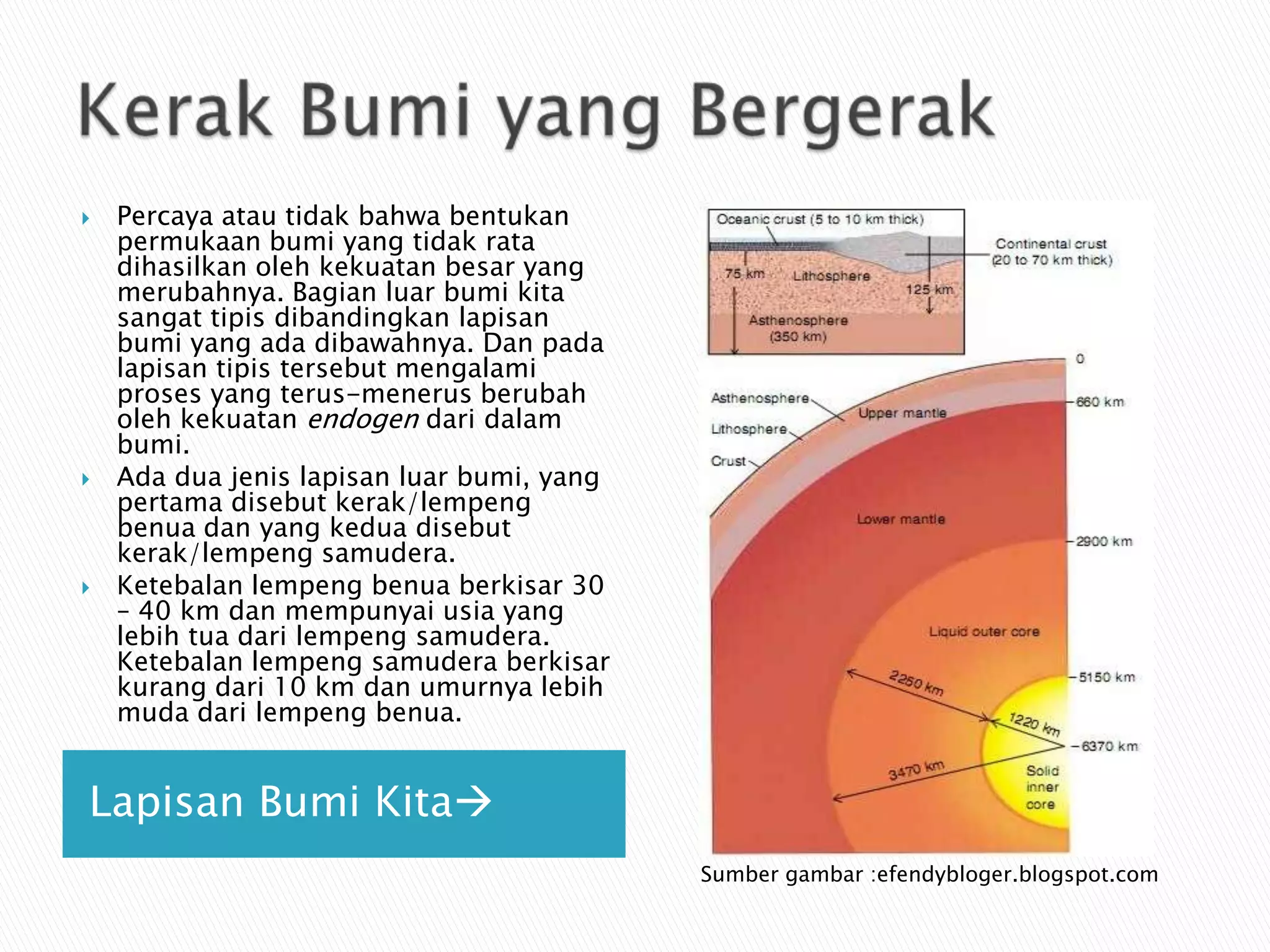 Dynamic Earth Crust | PPTX