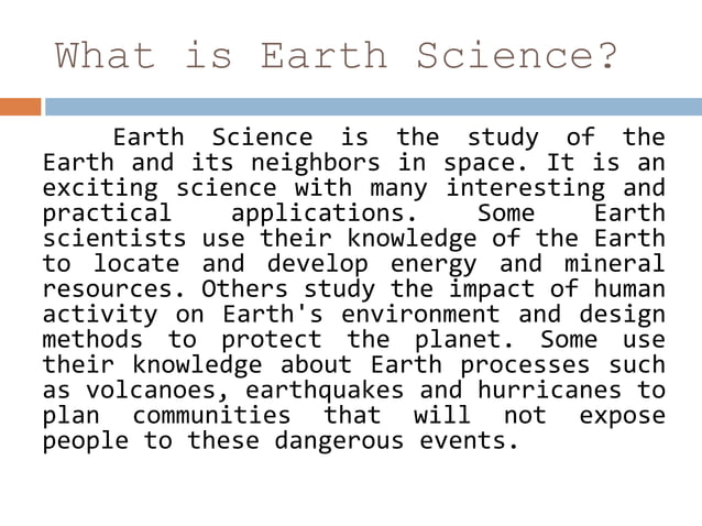 Earth_Science | PPT