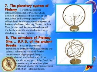 Early Astronomical Instruments | PPTX