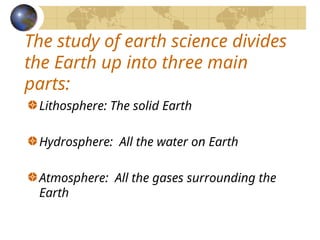 Let Explore the Earth Science Introduction.ppt