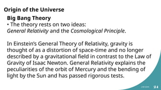 Earth Science - The formation of the universe and the solar system ...