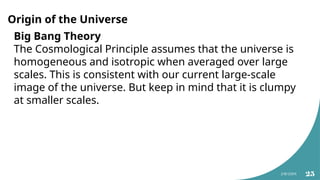 Earth Science - The formation of the universe and the solar system ...