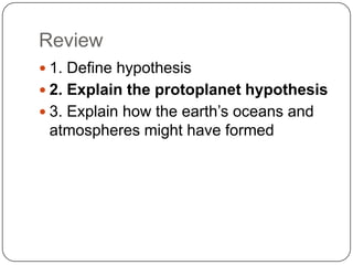 Earth Science 1 | PPTX