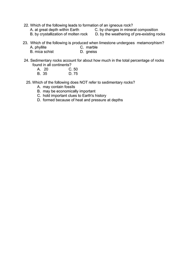 EarthScience12_Q1_Mod2_Minerals_and_Rocks_ver3 (1).pdf | Geology | Science