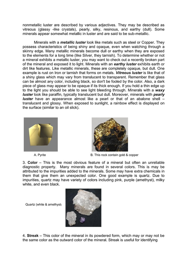 EarthScience12_Q1_Mod2_Minerals_and_Rocks_ver3 (1).pdf | Geology | Science