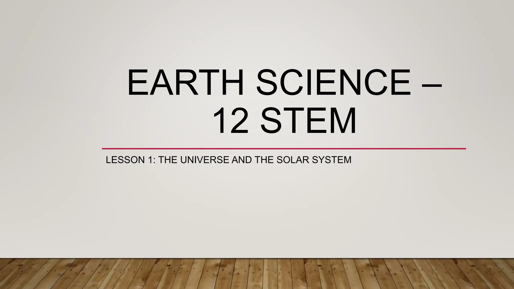 Earth science – 12 stem PPT.pptx for senior high school students | PPT