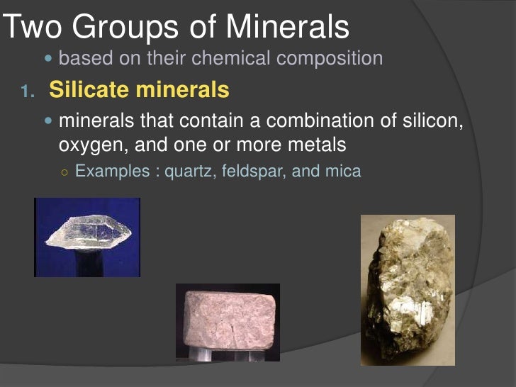 Earth science 1.1 : What is a Mineral?