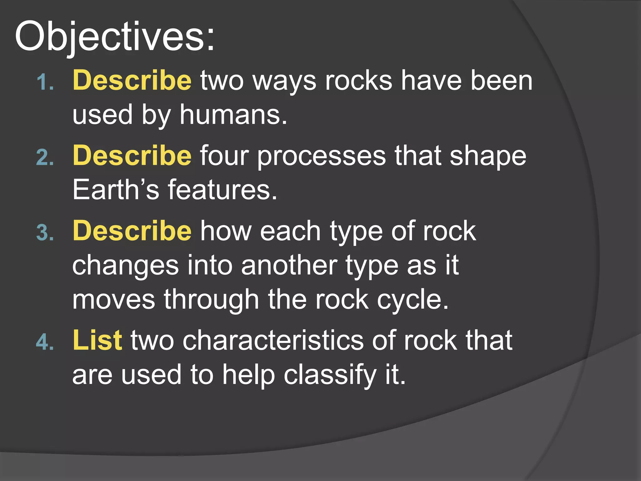 Earth Science 2.1 : The Rock Cycle | PPTX