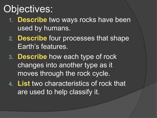 Earth Science 2.1 : The Rock Cycle | PPTX