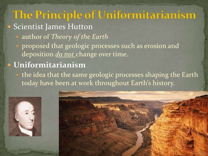 Uniformitarianism In Geology