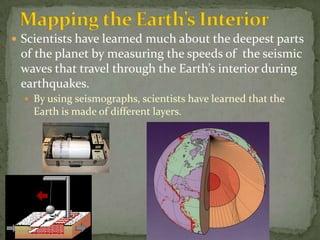 Earth Science 4.1 : Inside the Earth | PPTX | Geology | Science
